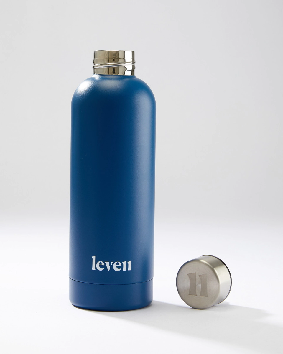 BOTELLA LEVEN INDIGO 500CC AZUL MARINO